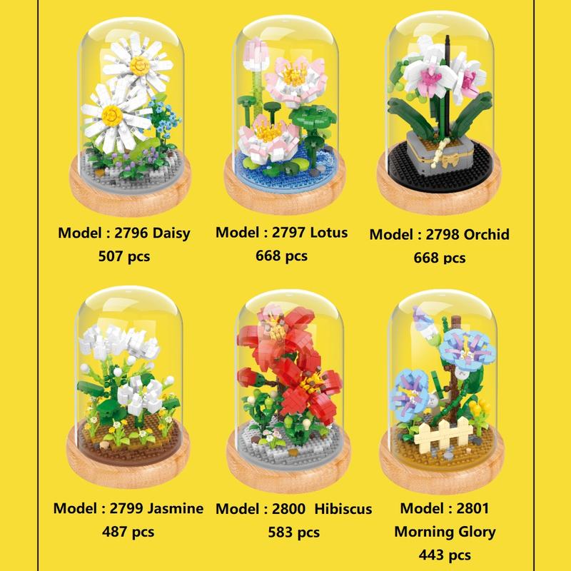 Bunga Wise Hawk Block Eternal Flower Bouquet Flowers with Transparent ...