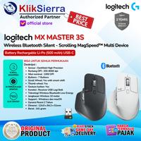 Jual MOUSE LOGITECH MX MASTER 3S Graphite & Pale Grey - Performance ...