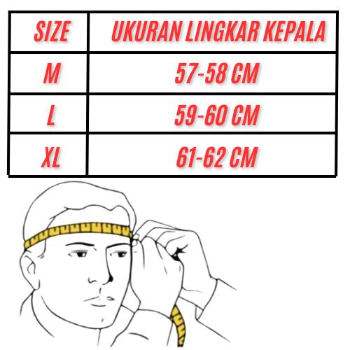 MLA Cosmo Leopard Helm Half Face Premium dengan Free Spoiler Virus SNI ...