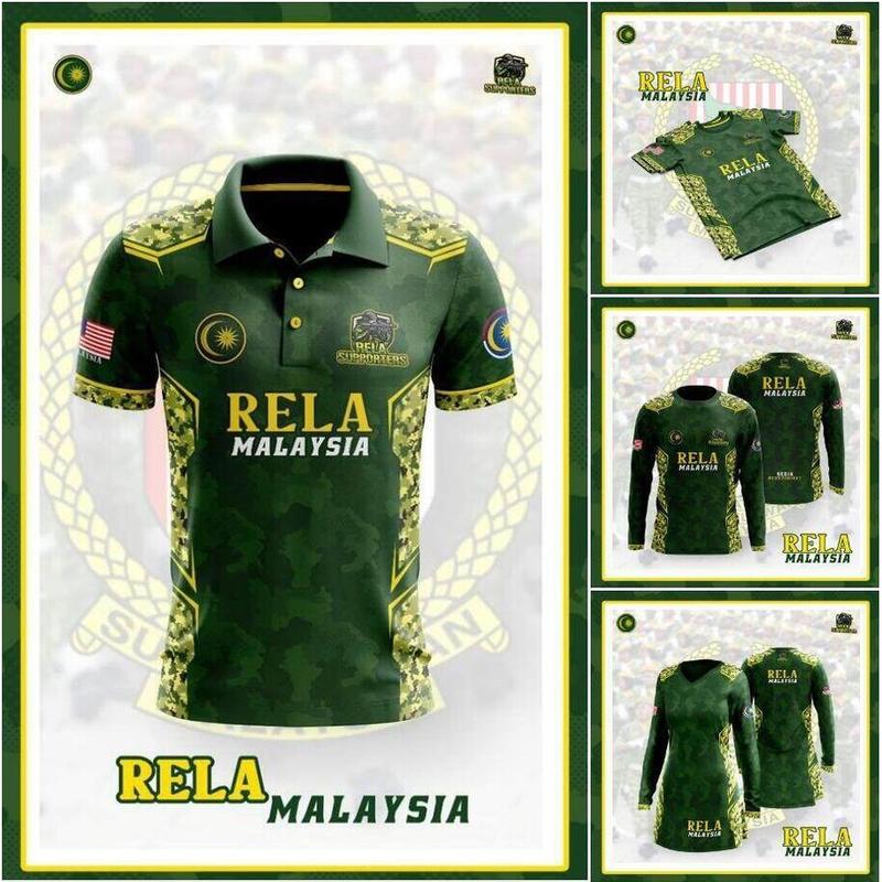 Baju Polo 3D, Penyokong RELA MALAYSIA - TikTok Shop Malaysia