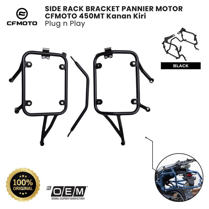 Promo Side Rack Bracket Pannier Motor cfmoto 450 mt Kanan Kiri Plug n ...