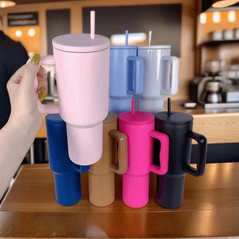 Cawan Air Mudah Alih, Kapasiti Besar, dengan Straw Boleh Ditarik ...