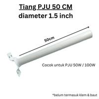 Jual Tiang Besi Lampu PJU / Lampu Jalan + Bracket / Klem + Baut Tiang ...