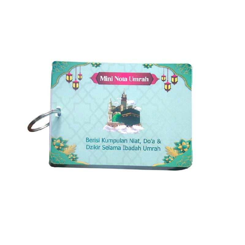 Mini Nota Umrah berisi Niat Umrah dan doa-doa umrah - Shop | Tokopedia