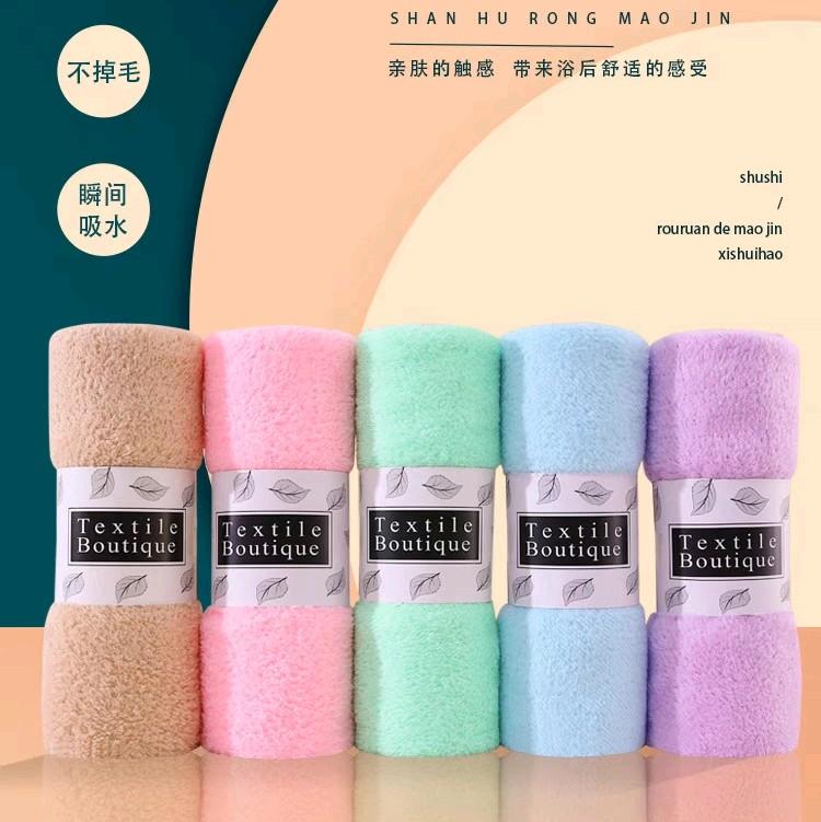 100pcs Face towel microfiber 30x60cm super soft tuala muka serap ...