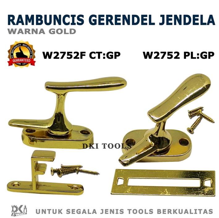 Rambuncis Gerendel Grendel Slot Kunci Jendela Warna Gold - Shop | Tokopedia