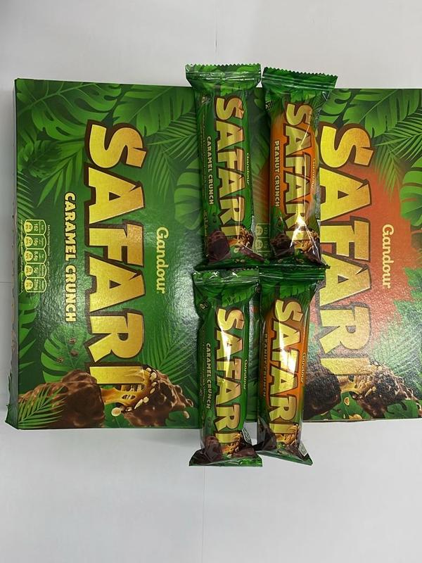 (BOX) 12'S X 32G / 34G SAFARI PEANUTS / CARAMEL CRUNCH CHOCOLATE ...