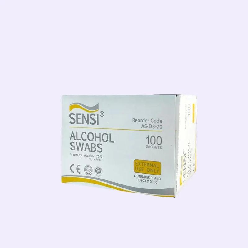 Alcohol Swab Sensi Tissue Alkohol Swabs Tisu Alcohol 70% Isopropyl ...