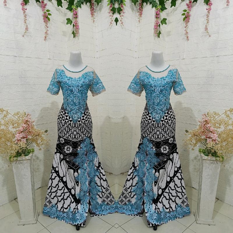 DUYUNG BATIK STREET PAYET ROK BELAH // Dress batik // gaun pesta - Shop ...