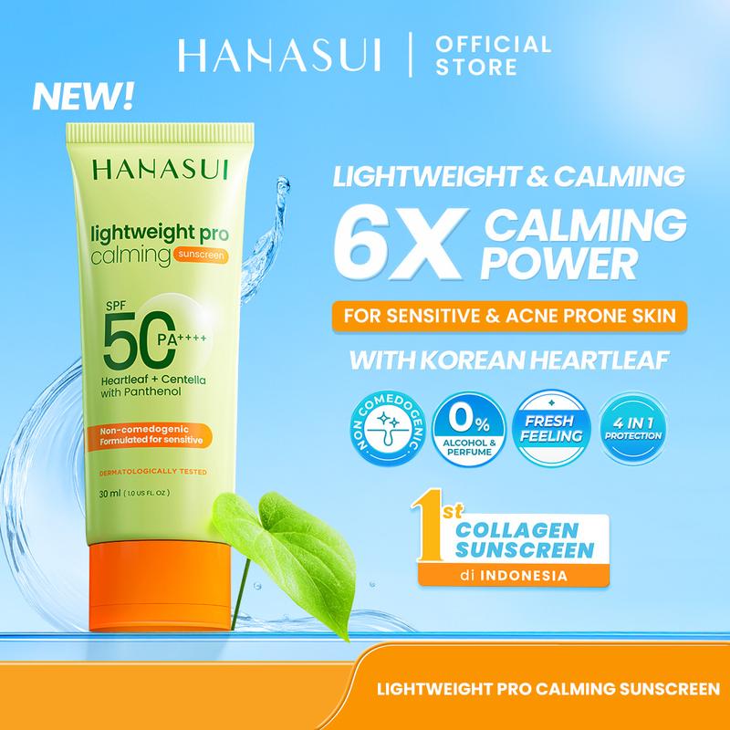 [ANYA GERALDINE FAVORITE] HANASUI Lightweight Pro Calming Sunscreen SPF ...