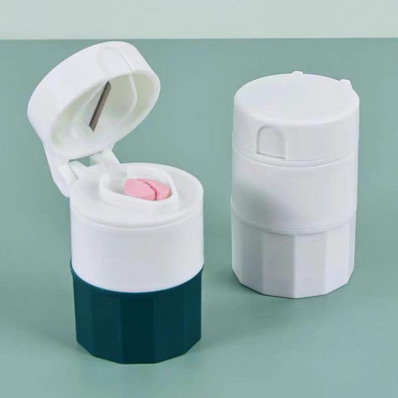 [Xpress] Portable Medicine Cracker Cutter Grinding Pill Box - TikTok ...