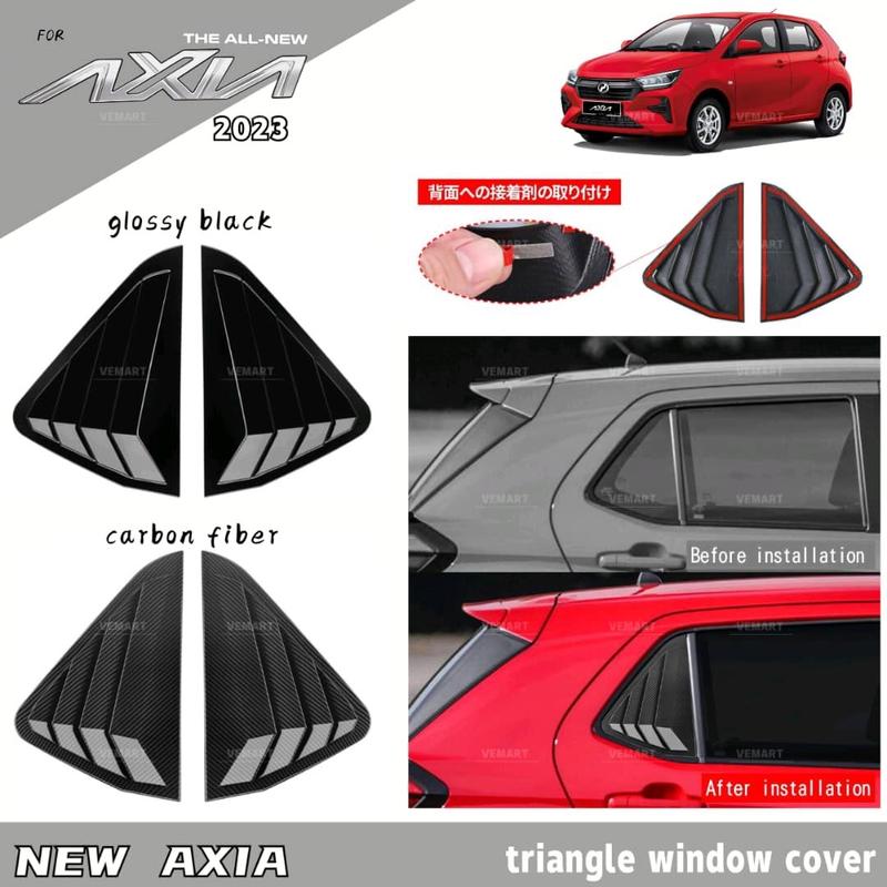 New axia window cover accessories triangle cover - TikTok Shop Malaysia