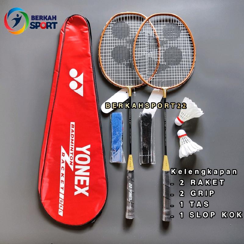Raket Badminton Carbonex 9 Sp Paket Lengkap 2 Raket 2 grip 2 kok 1 Tas ...