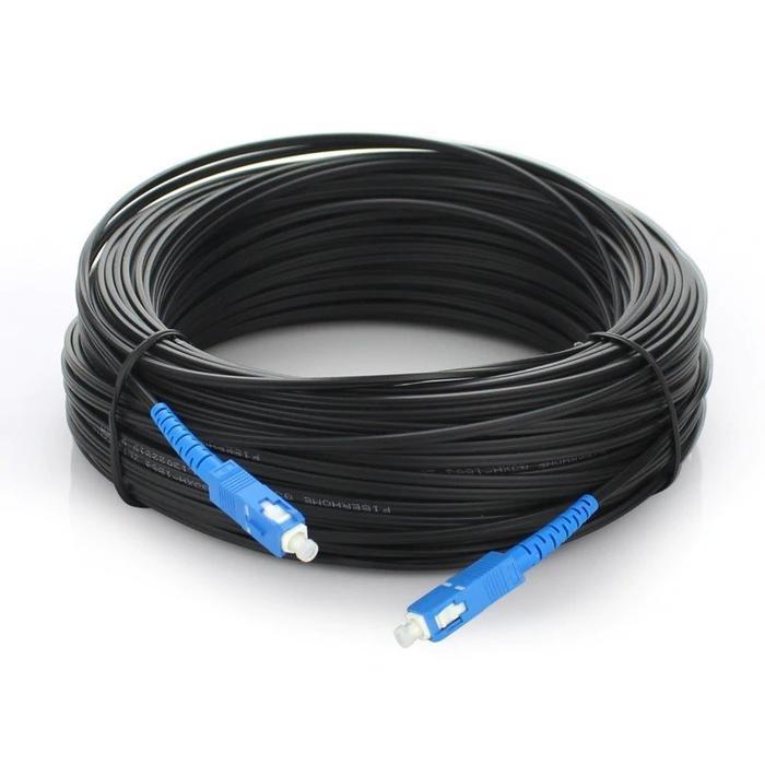 Jual CABLE FIBER OPTIC DROP SC UPC 350 METER KABEL FIBER OPTIK 3 SLING ...