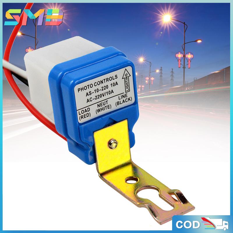 【220V-10A】Fotocell Sensor Cahaya-Electric Lighting Sensors-Saklar ...