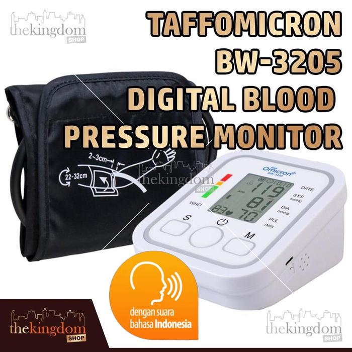 Jual TaffOmicron BW-3205 Tensimeter Digital Blood Pressure Monitor with ...