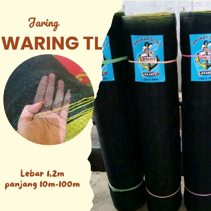 Waring Jaring TL Single Pagar Tanaman 50m x 1,2m Anyaman Plastik - Shop ...