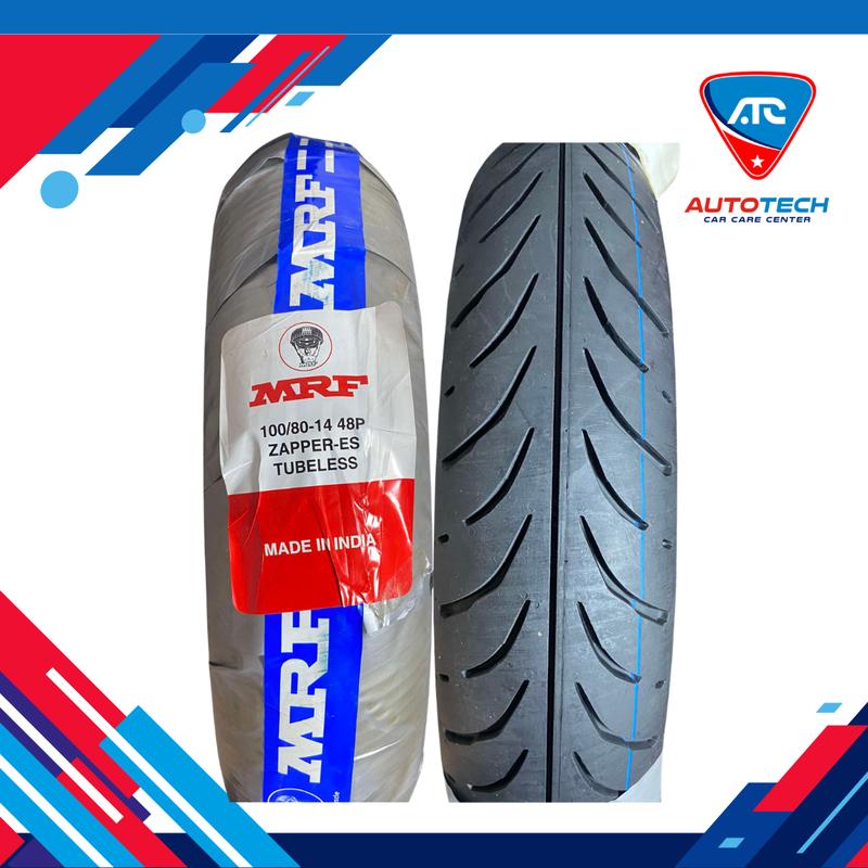 MRF ZAPPER TIRE 100/80/14 SCOOTER TIRE TUBELESS - TikTok Shop Philippines