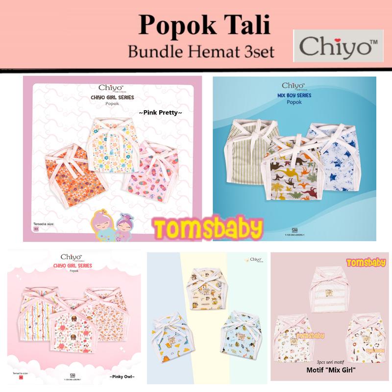 [TOMS] CHIYO BABY (3pcs) Popok Tali Motif Terbaru Soft Cotton - Shop ...