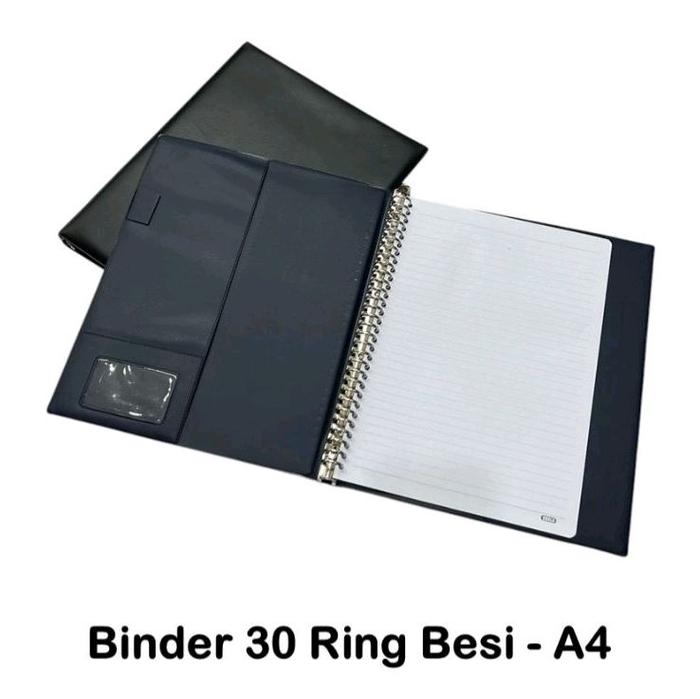 Jual map binder looseleaf ukuran a4 ( ada 3 macam) metalic / transparan ...