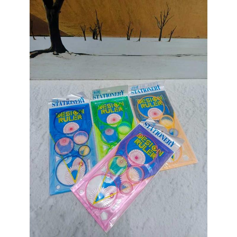 Garisan ROTARY bunga/pattern ruler design/spirograph geometrik - Shop ...