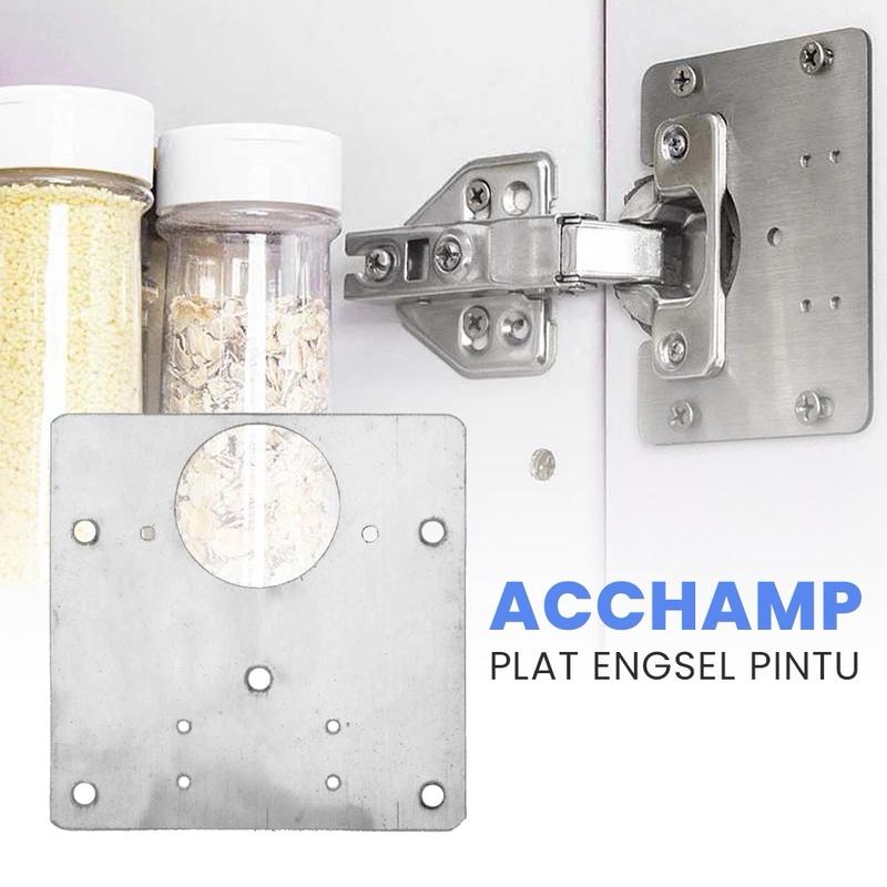 ACCHAMP Plat Engsel Pintu Repair Cabinet Furniture Drawer Door - Shop ...