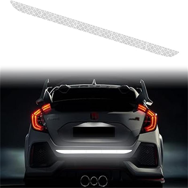 Car rear bumper cover protective reflective sticker scratch-resistant ...