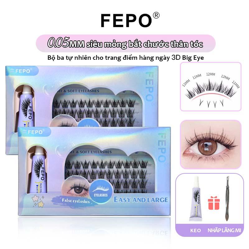 FEPO 4 Hàng Lông Mi Giả Ghép Lông Mi Hoa Hướng Dương Tự Nhiê - TikTok ...