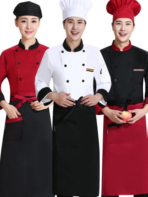 Chef Uniform Chef clothes short sleeve Hotel Restaurant Kitchen Baker ...