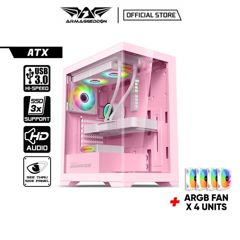 Armaggeddon Aquaron PRO ATX Transparent view Gaming Casing Chassic ...