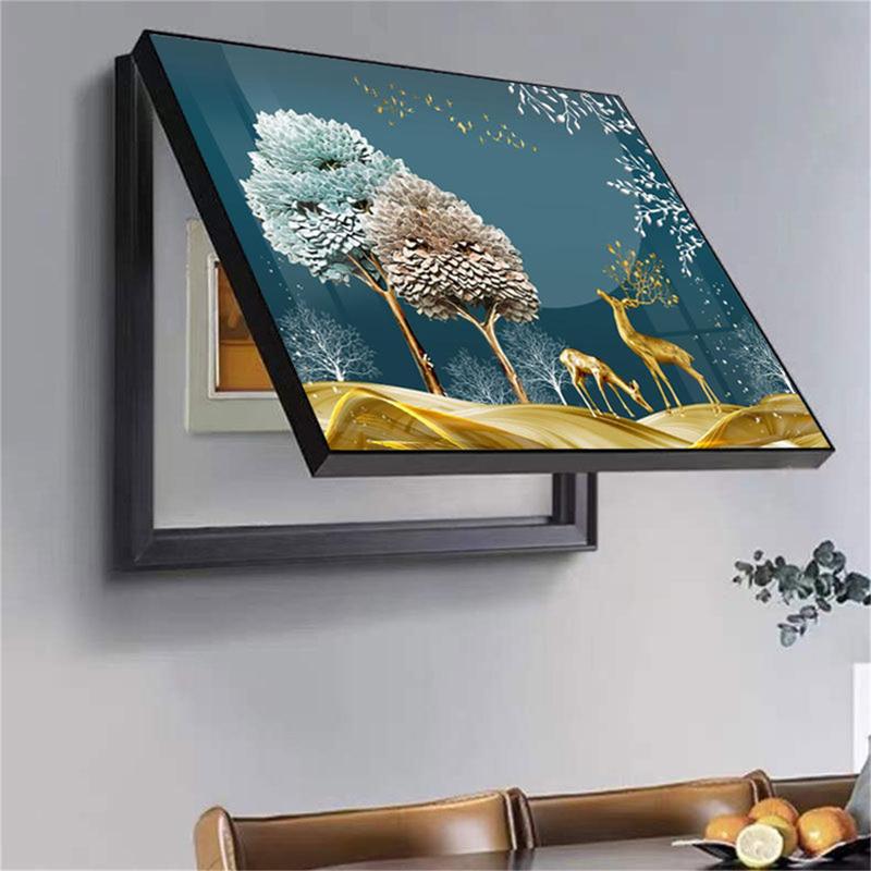 Modern Electric Box Wall Decorative Painting, Switch Power Cover ...