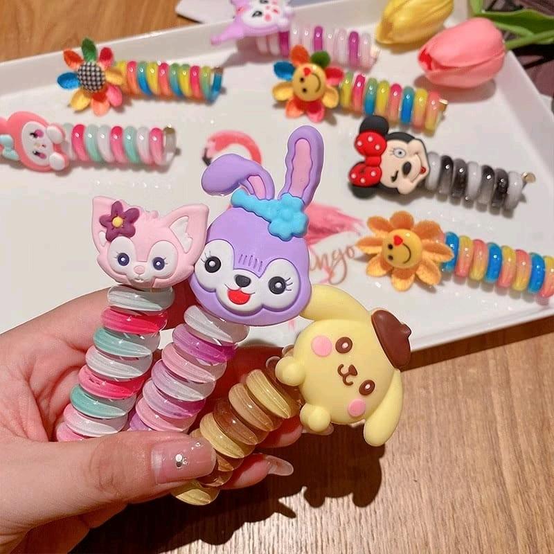 Ikat Rambut Spiral Anak Motif Sanrio - Ikat Rambut Anak Spiral - Shop ...