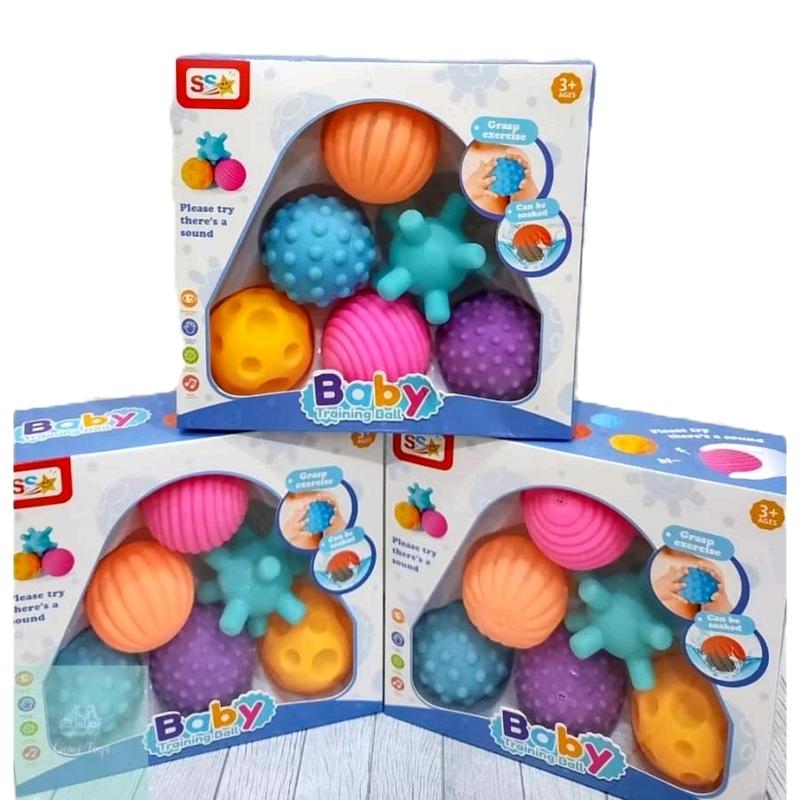 Baby Training Ball/Encit Dus 6 Pcs Ss2060/Mainan Bola Bayi/ Toys/Anak ...