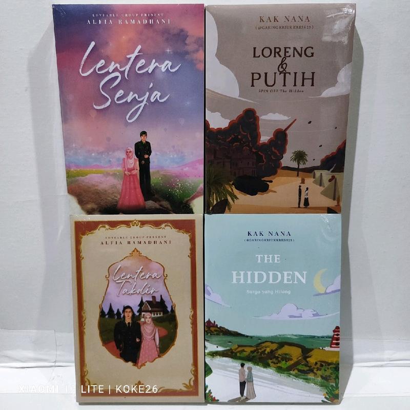 PAKET 4 NOVEL LENTERA SENJA +LORENG & PUTIH + LENTERA TAKDIR - Shop | Tokopedia