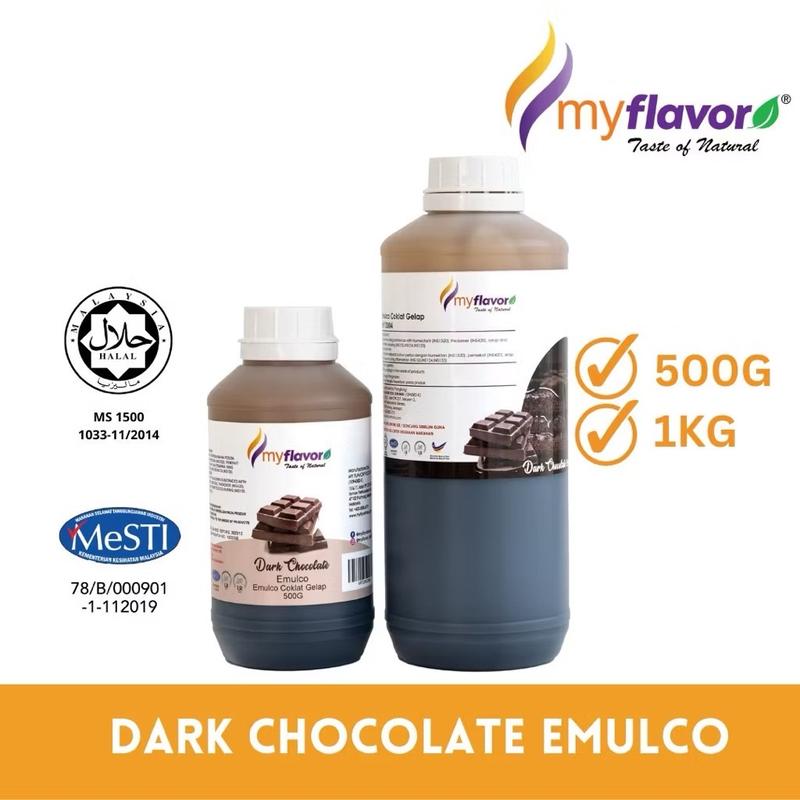 Dark Chocolate Emulco 500g/ 1KG | Food Flavor | My Flavor - TikTok Shop ...