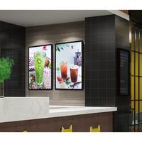 Promo Slim Light neon Box Menu Display For Wall Mount|LED cafe ...
