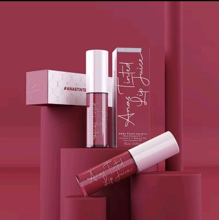 Anas Mini Tinted lip Juice With Vitamin C +Vitamin E Almond Oil ...