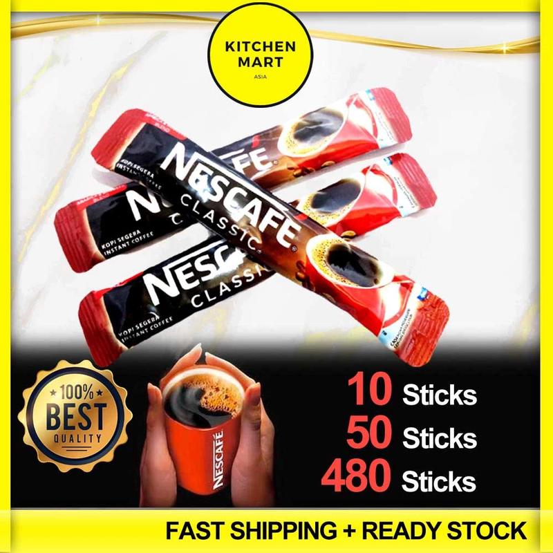 NESCAFE CLASSIC 2g Packs Sachet Sticks Senang Bawa Senang Bancur ...