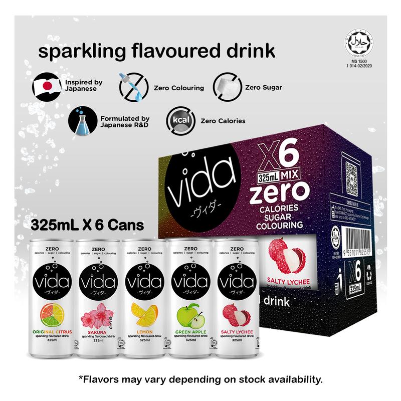 Vida Zero Sparkling Drinks (Pack of 6) - TikTok Shop Philippines