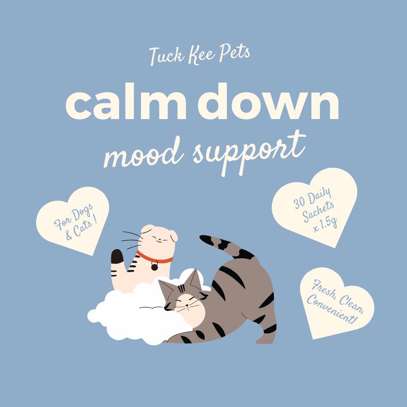 Tuck Kee Pets Calm Down Supplement 45g Box of 30 Sachets - TikTok Shop ...