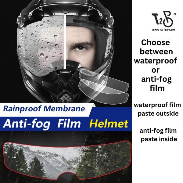 T2P Helmet Anti Fog / Waterproof Lens Motorcycle Film Universal ...