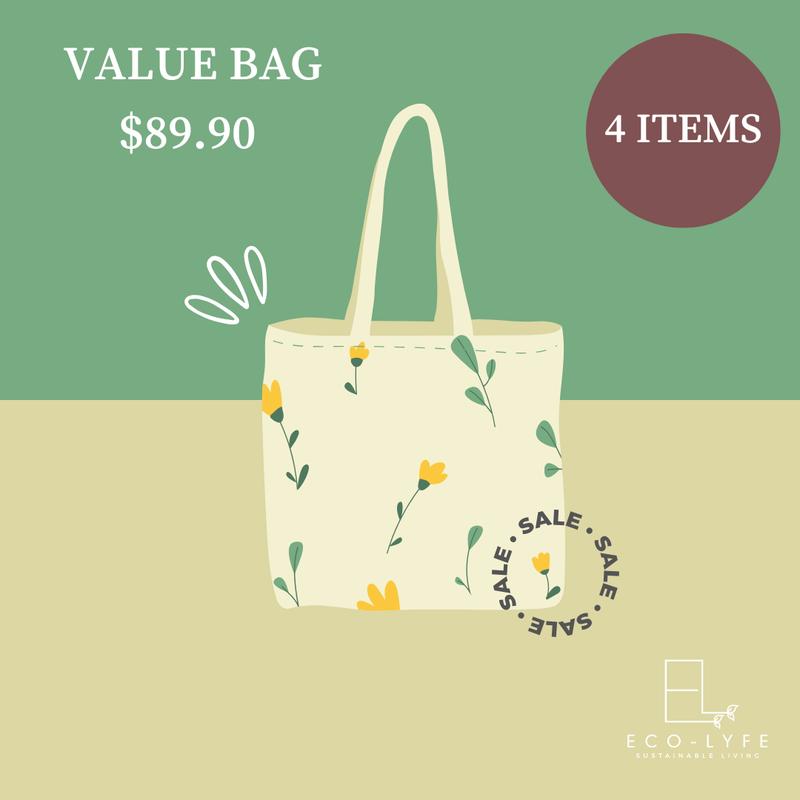 [Eco-Lyfe] Value Bags (4 credits) Lunchboxes (Collapsible/Bento ...