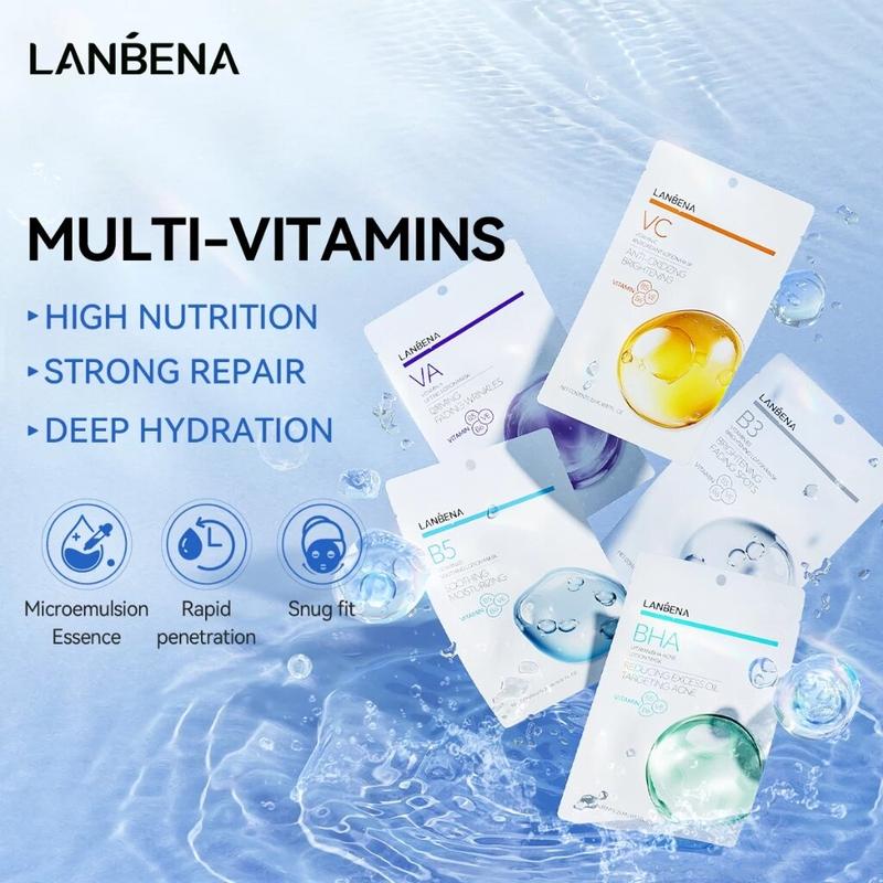 LANBENA Vitamin Series Mask Vitamin Soothing Moisturizing Antioxidant ...