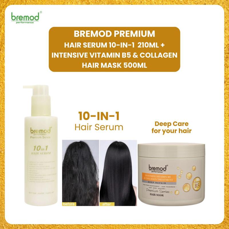 Bremod BR-H046 Hair Mask 500ml | Argan Oil + Hydrolyzed Keratin ...