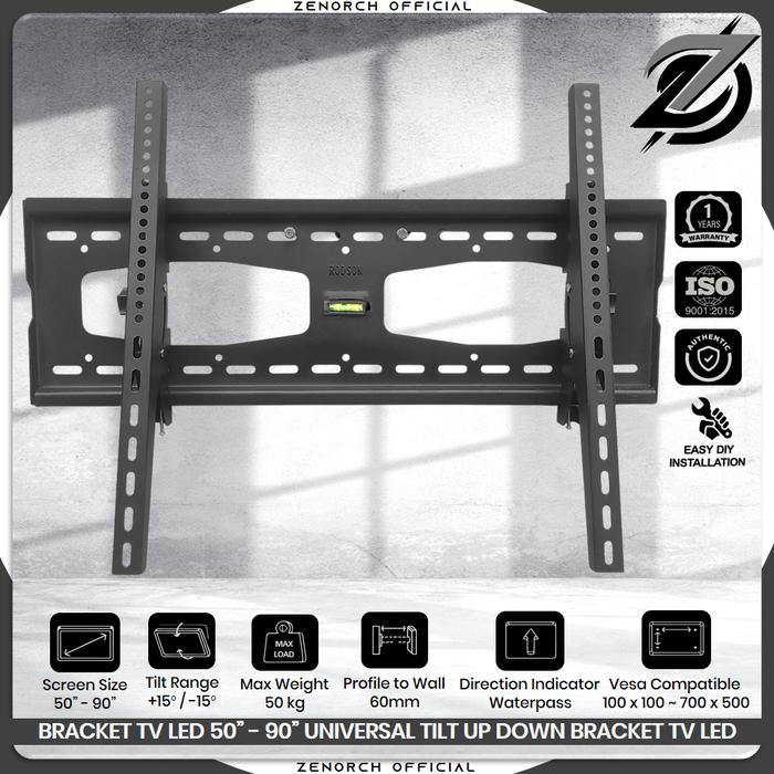 Promo Braket Breket Bracket TV LED 40 42 43 50 55 60 65 70 75 80 85 90 ...