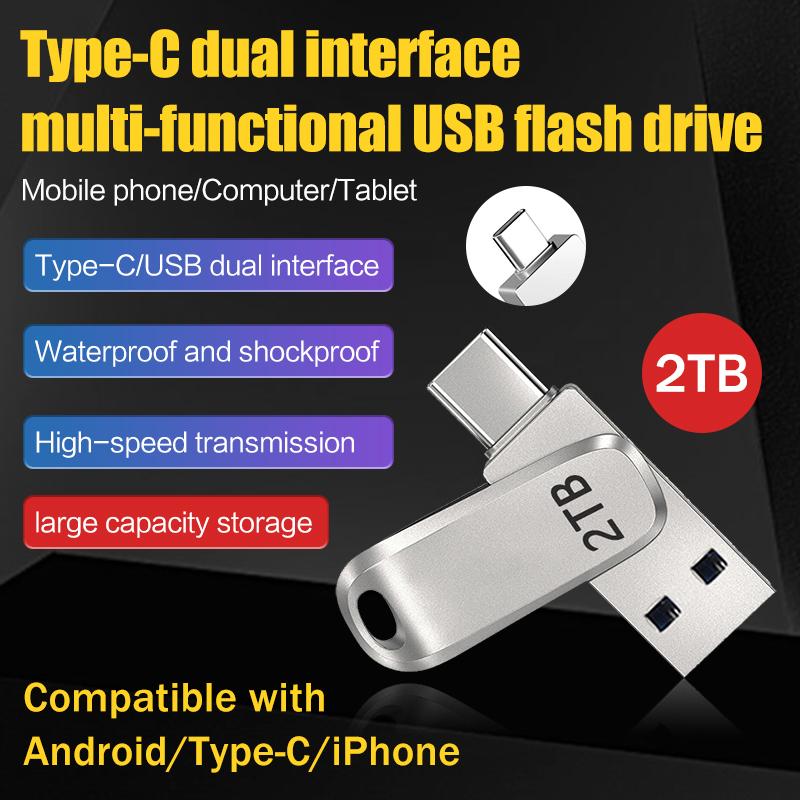 Pemacu Denyar USB Kelajuan Tinggi, Kapasiti Besar 2TB, Antar - TikTok ...