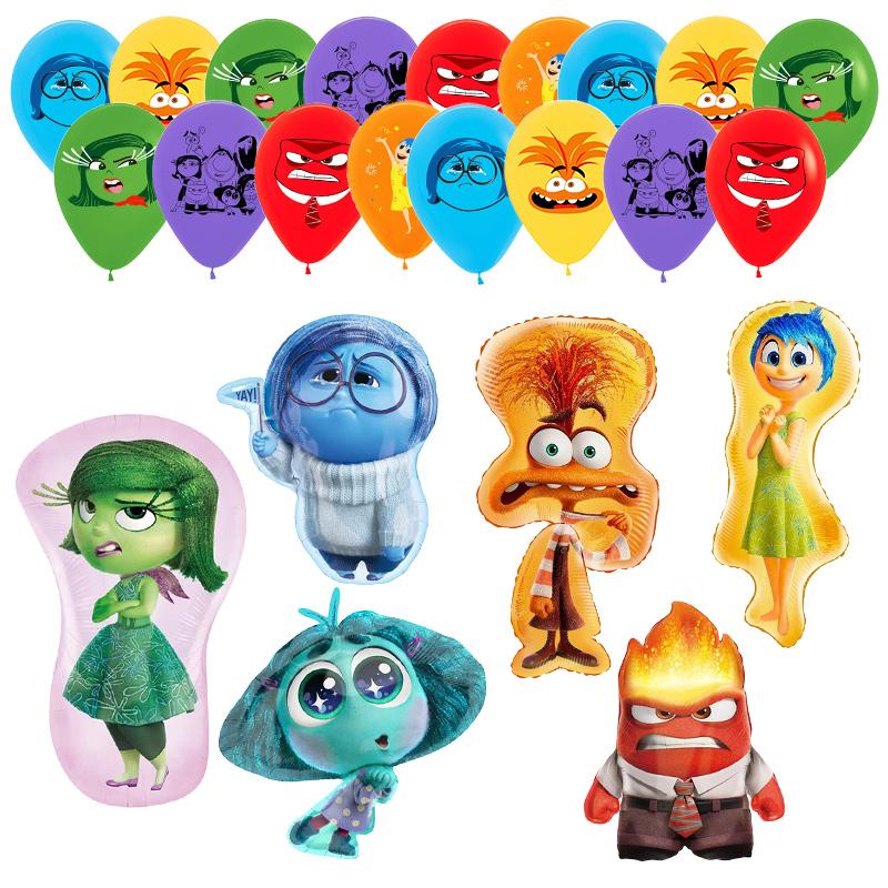 Cartoon " Inside Out " Balloon Aluminium Foil Latex Balloon For ...
