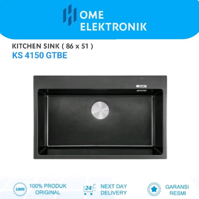 Jual MODENA Kitchen Sink KS 4150 GTBE Ukuran 86 x 51 Quartz Granite 1 ...