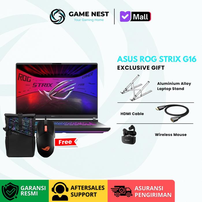 Promo ASUS ROG Strix G16 G615JHR Intel Core i7 14650HX RTX 5050 16GB ...