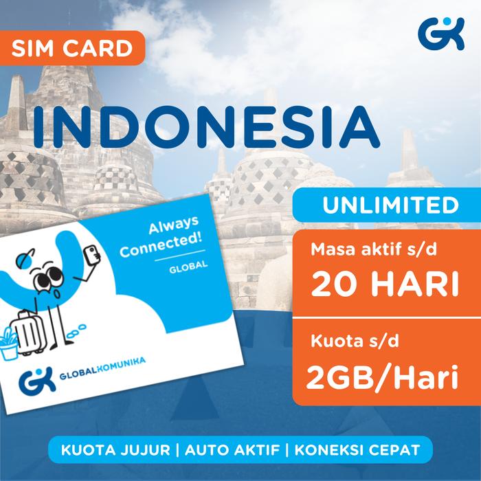 Jual Simcard Indonesia Telkomsel Unlimited | Travel Sim Card Indonesia ...
